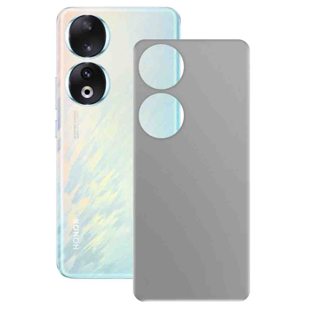 Folie skin SILKASE pentru Honor 90, gri ice, protectie spate telefon ...