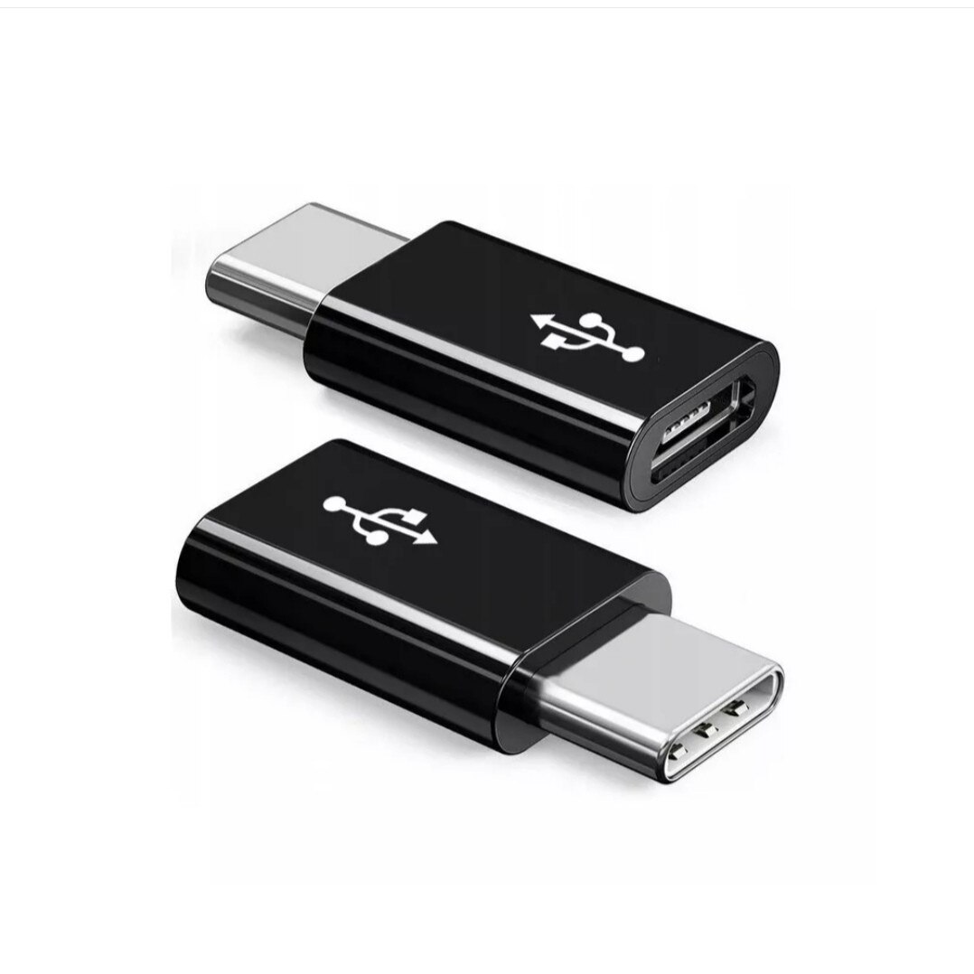 Adaptor micro USB mama la USB Type-C tata, Negru - eMAG.ro