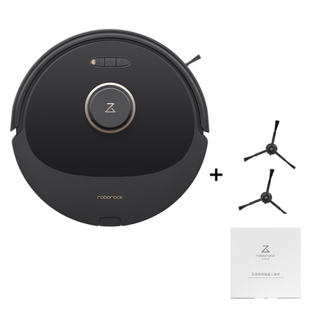 Прахосмукачка-робот Roborock Q8 Max, Със странична четка, 5500Pa, Четка ...