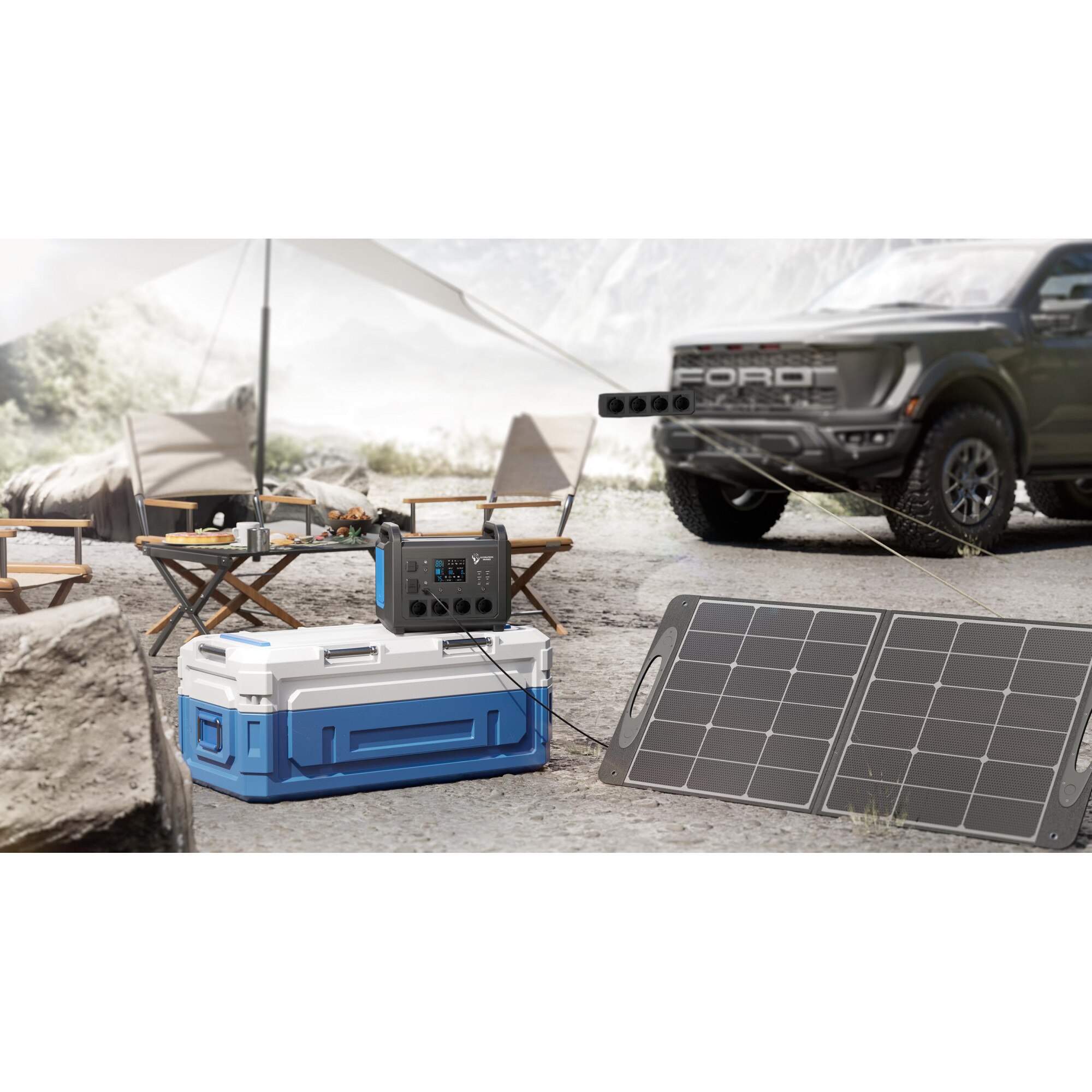 Acumulator extern portabil cu baterie, Ultimatron France, Powercube ULT ...