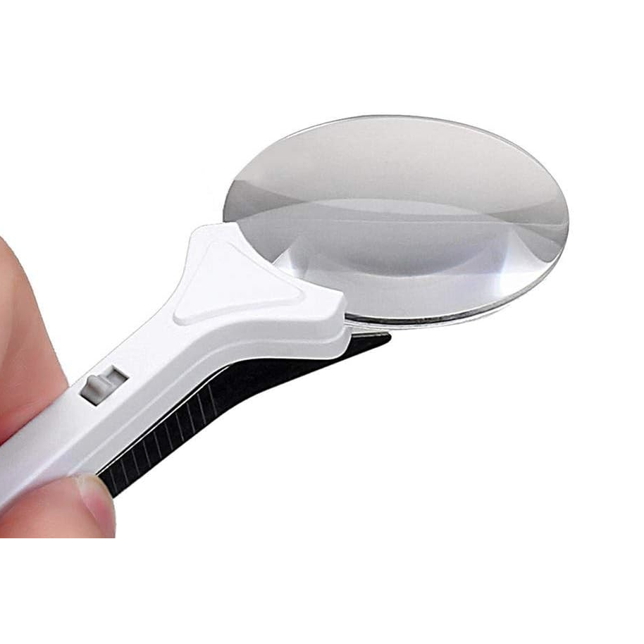 Penseta profesionala cu lupa si 2 leduri 50x5 - eMAG.ro