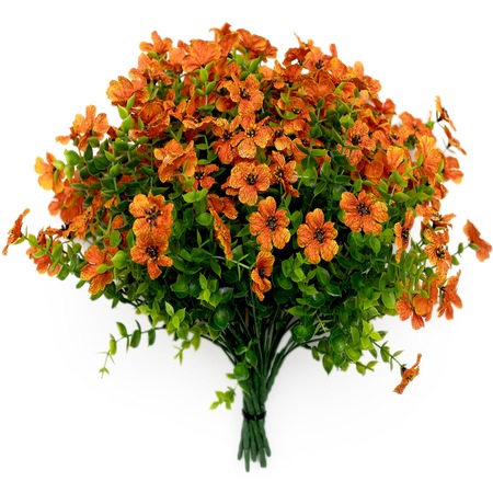 Set 8 Buchete Flori Artificiale, ARKOTEX, Rezistente UV, Plastic ...