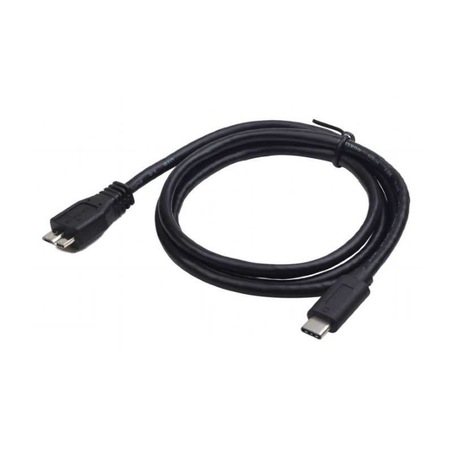Cablu USB3.0 B micro mufa - USB type C mufa 1m negru GEMBIRD CCP-USB3 ...