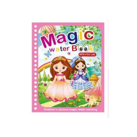 Carte de colorat cu apa Magic Book, model: printesa - eMAG.ro