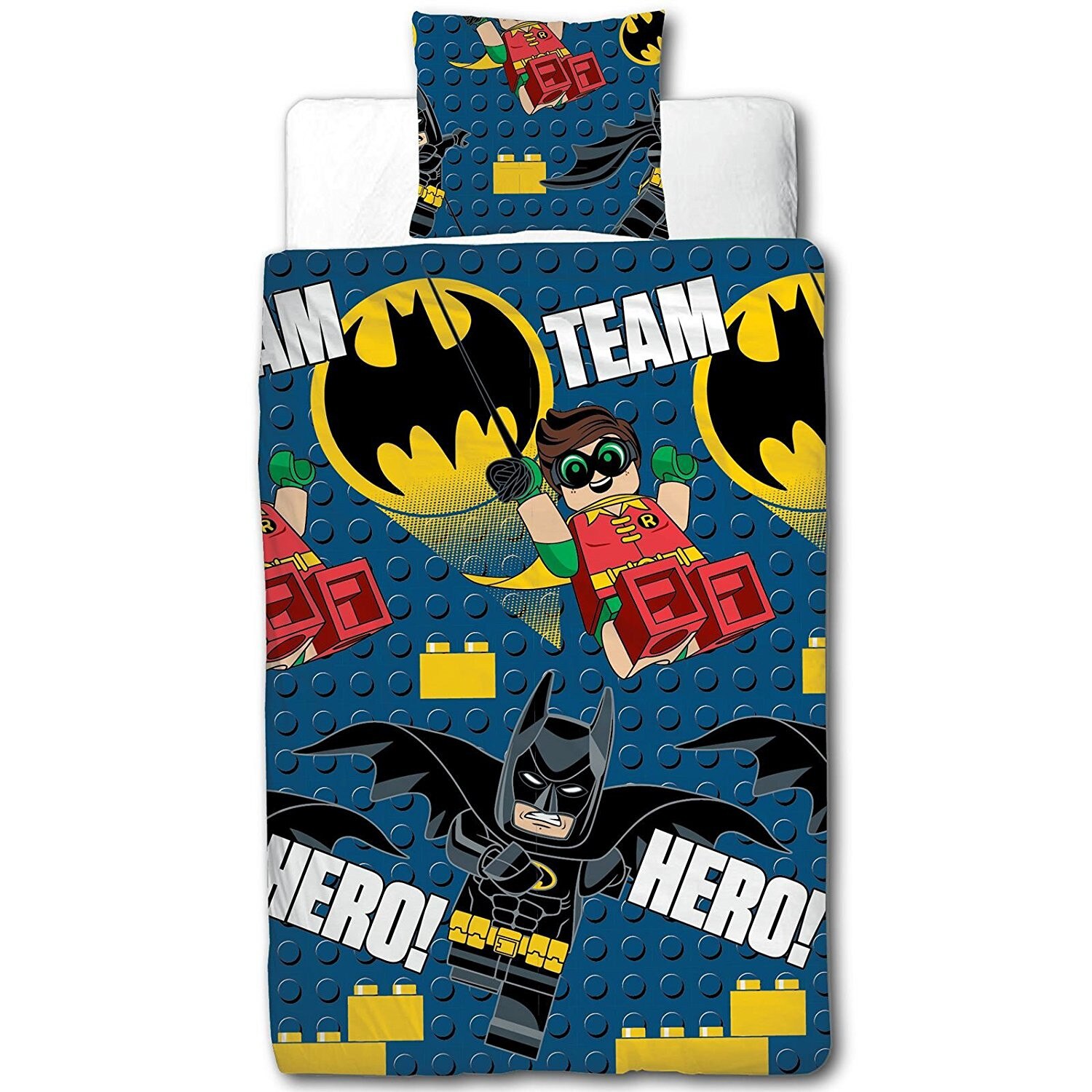 Set de pat Lego Batman Movie Hero Single - eMAG.ro