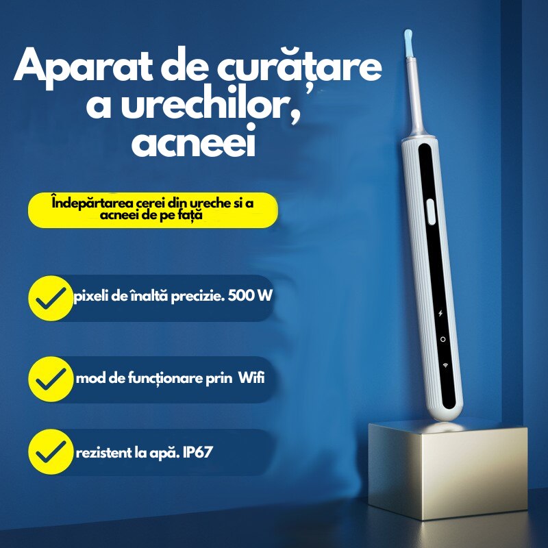 Aparat pentru curatat urechile, de indepartat acneea de pe fata ...