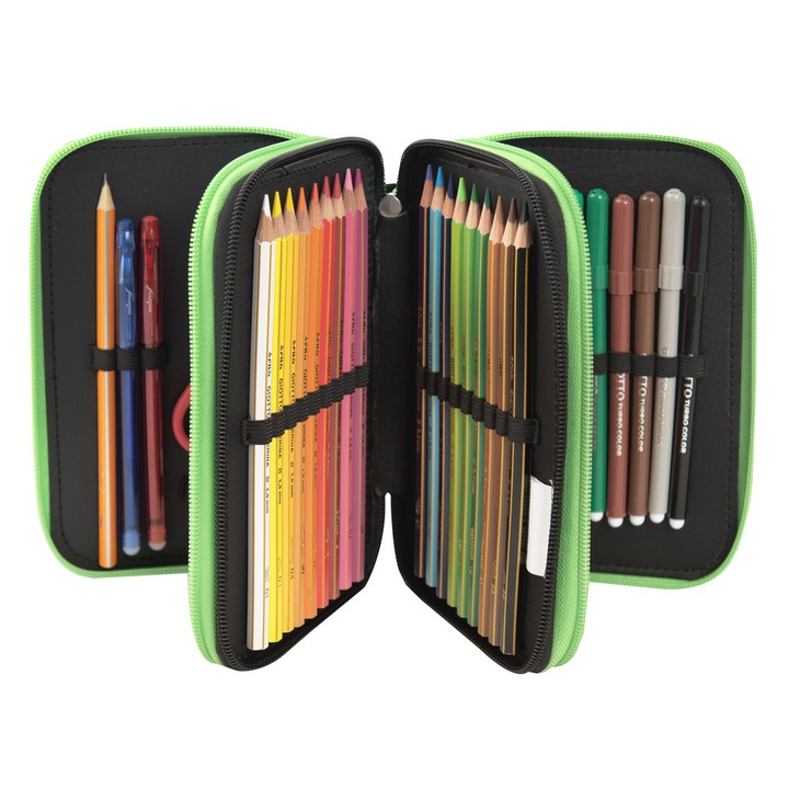 Penar Minecraft Pixels Green, Echipat, 20 x 13 x 7 cm, Multicolor - eMAG.ro