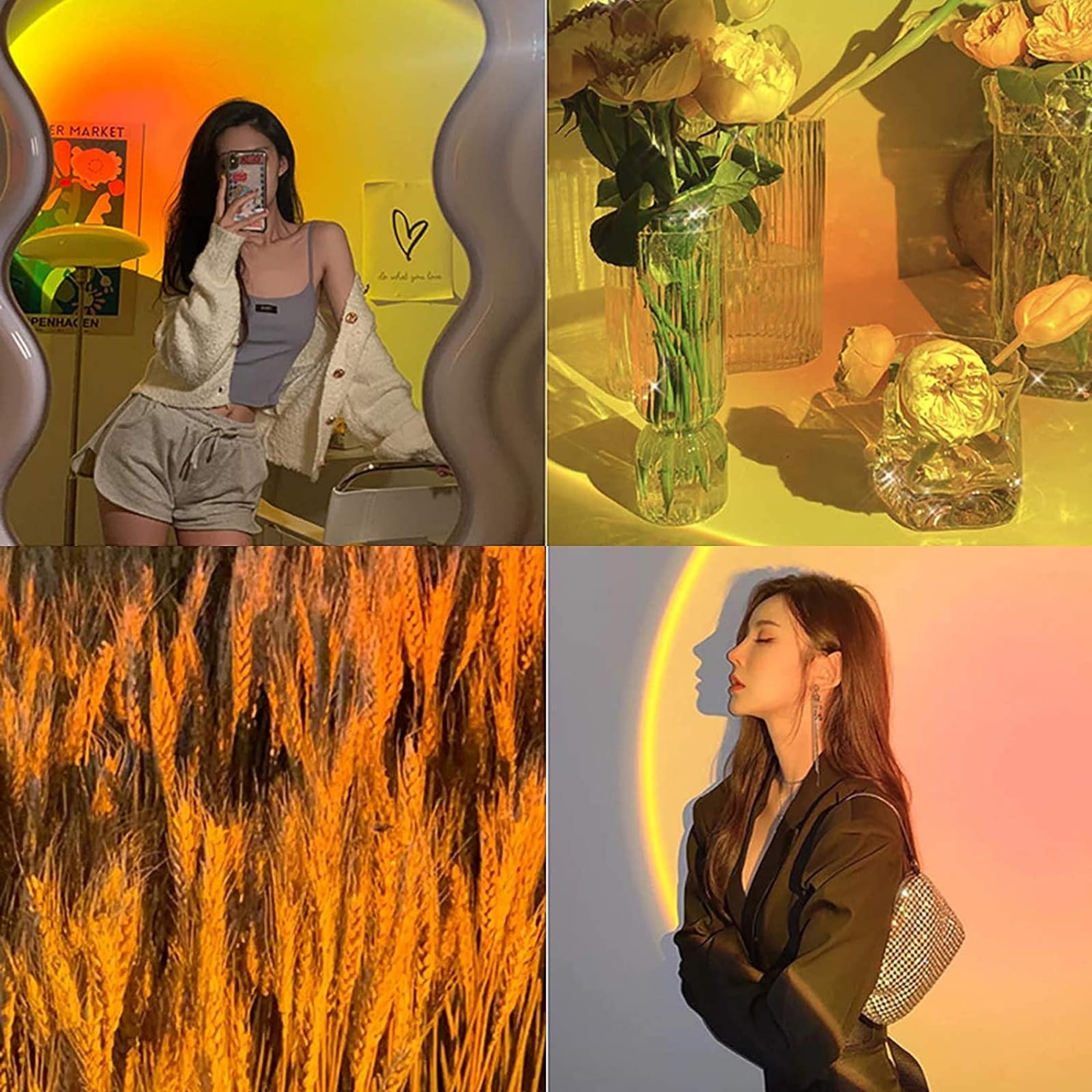 Lampa Ambientala RGB cu Efect de Apus de Soare si Telecomanda - Creeaza ...