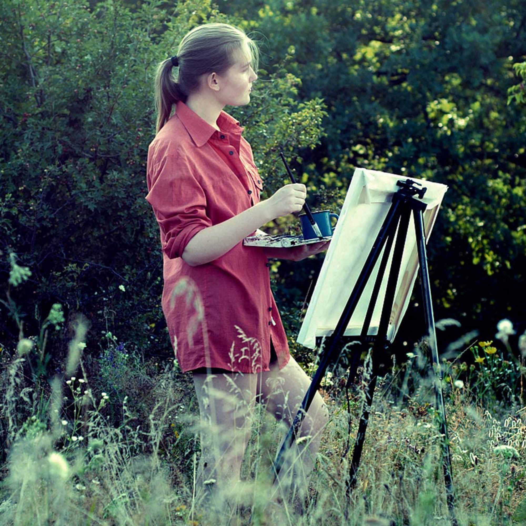 Sevalet Metalic Mobil Pentru Pictura, Din Aluminiu, Reglabil In 3 ...