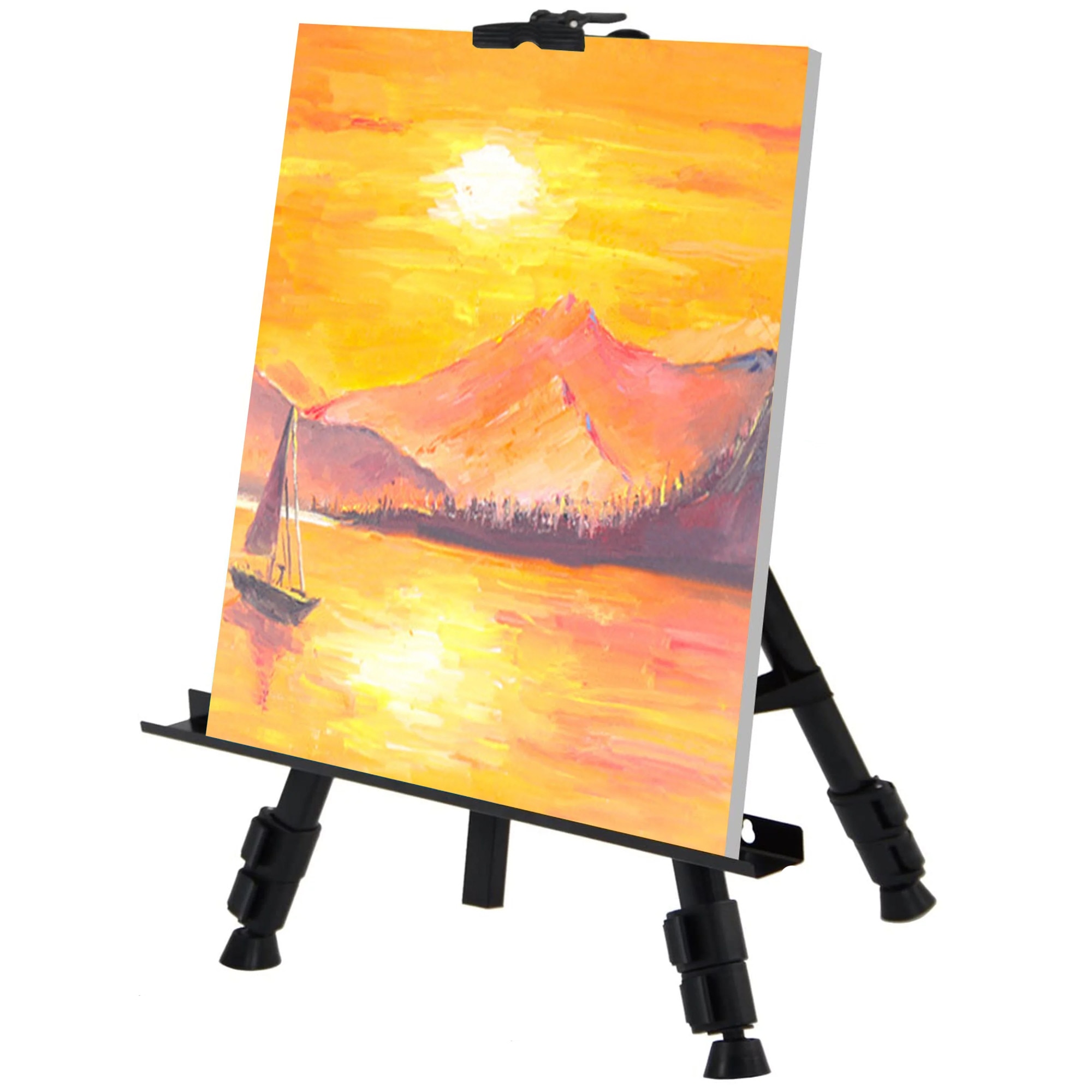 Sevalet Metalic Mobil Pentru Pictura, Din Aluminiu, Reglabil In 3 ...