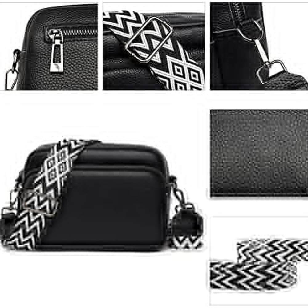 Geanta Crossbody dama, 13 x 21 cm, Negru - eMAG.ro