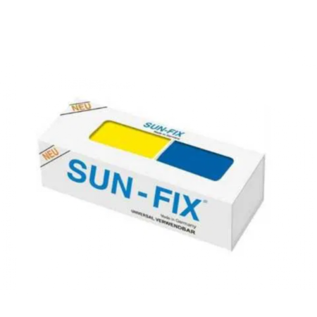 Двукомпонентно лепило маджун - заварка, Sun-Fix, Син, Жълт, 40гр - eMAG.bg
