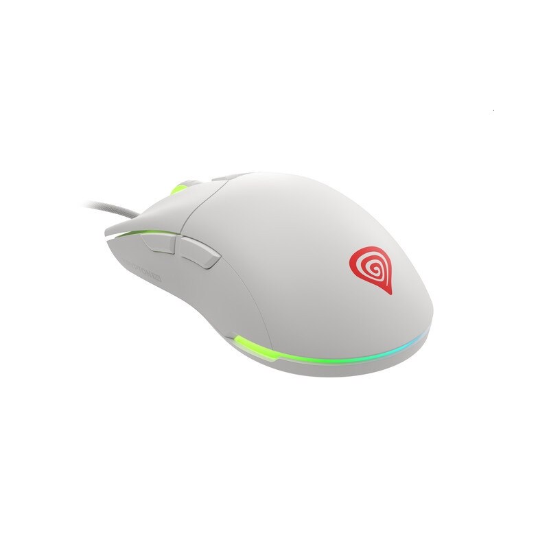 Mouse gaming, Genesis, USB, 8000 DPI, Iluminare LED, 6 butoane, 2 ...