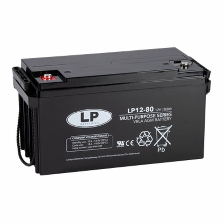 Акумулатор, Intact, VRLA, LP, Battery, 12V, 80Ah, LP12-80 - eMAG.bg
