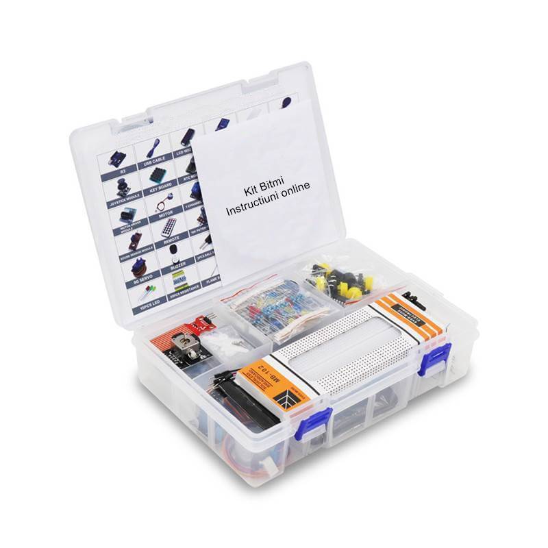 Kit educativ Bitmi® 10173 Arduino UNO R3 RFID, Instructiuni de ...