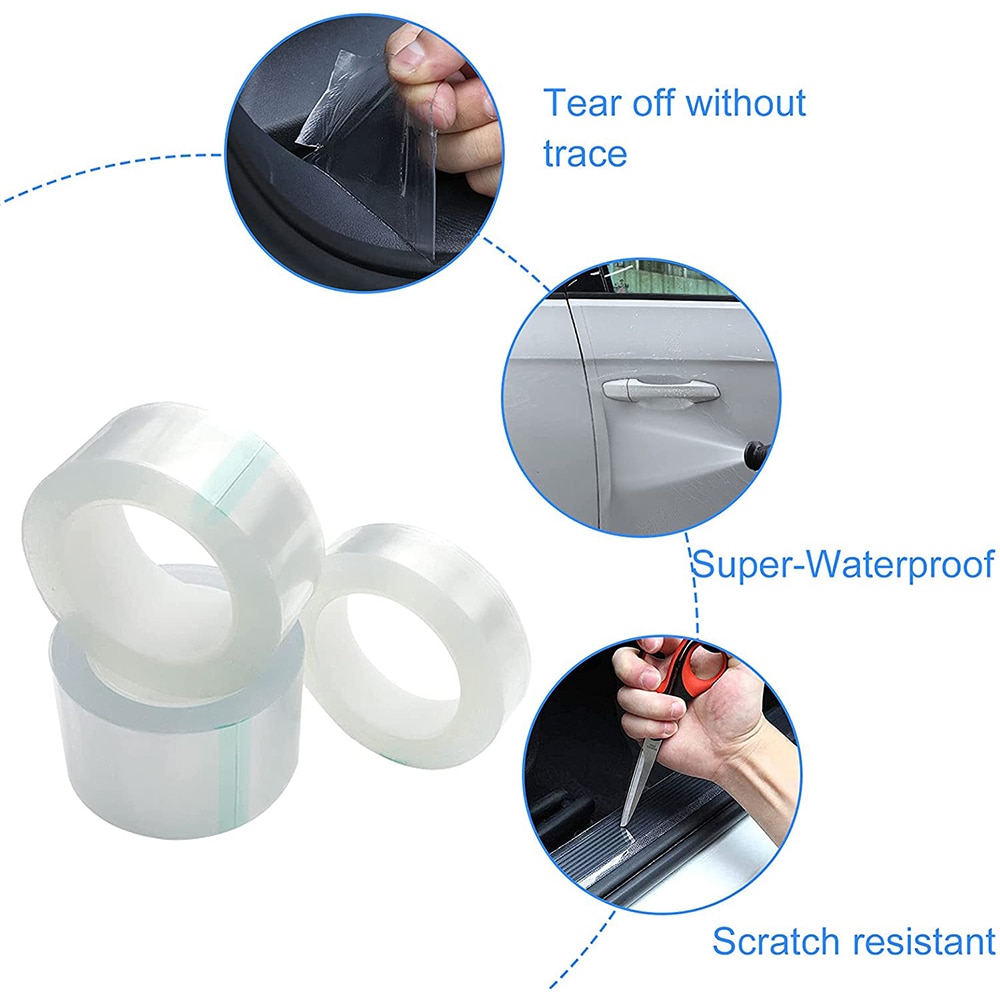 Autocolant masina, Cozevdnt, Fibra de carbon, 10 m, Transparent - eMAG.ro