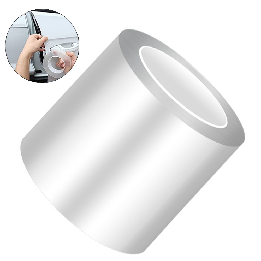 Autocolant masina, Cozevdnt, Fibra de carbon, 10 m, Transparent - eMAG.ro