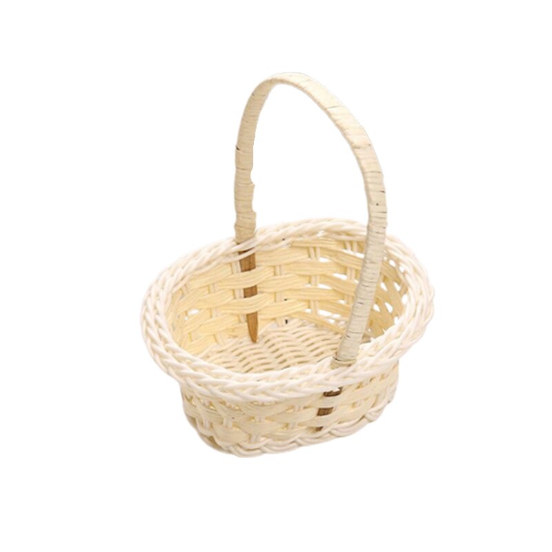 Cos de flori, Sunmostar, Plastic, Alb - eMAG.ro