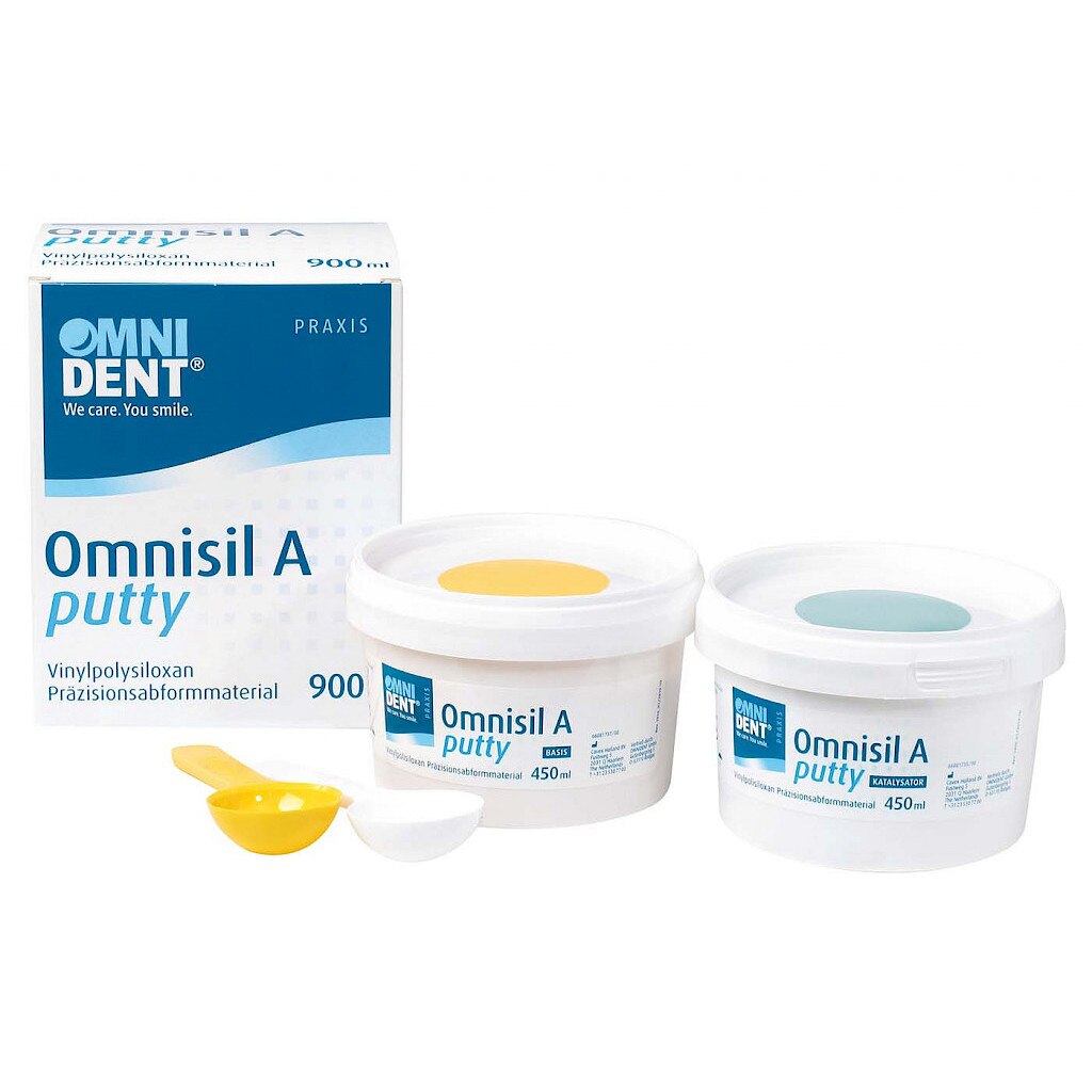 Силикон за зъбен отпечатък, Omnisil A Putty, Omnident, 900 мл - eMAG.bg