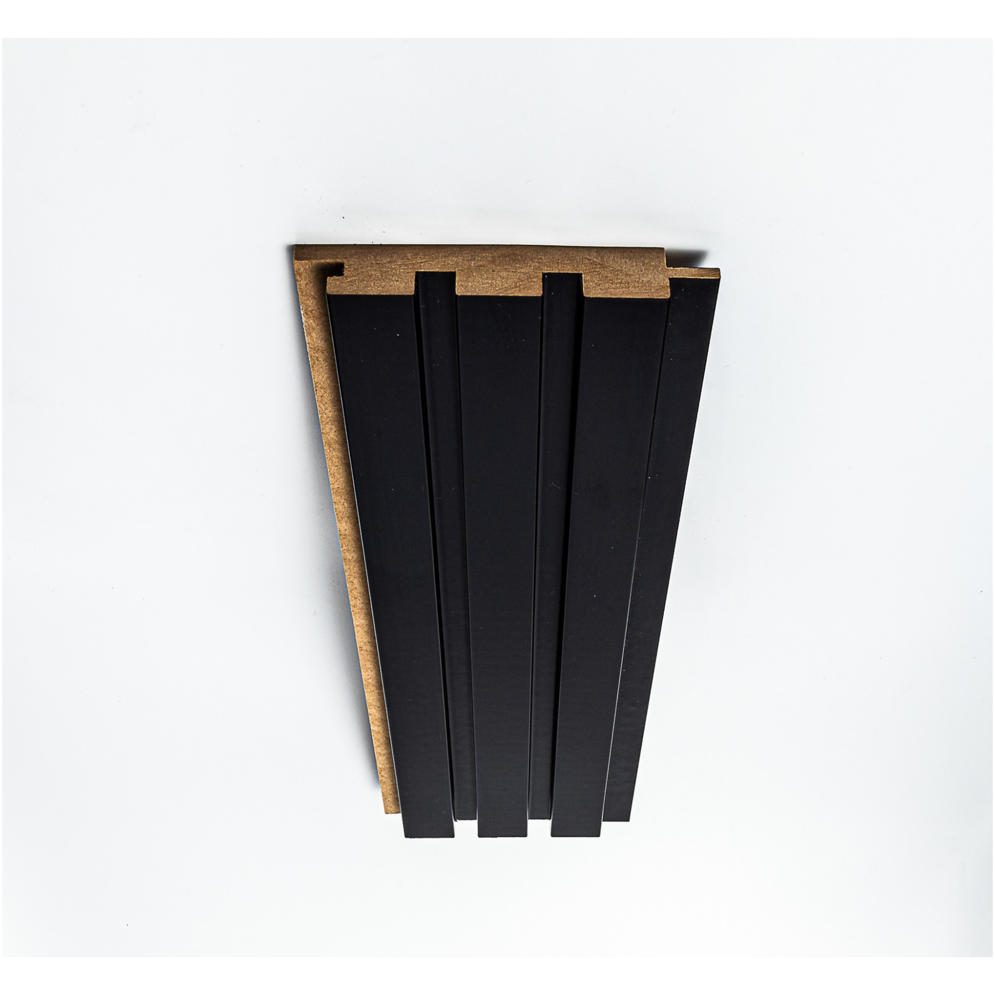 Riflaj Decorativ MDF, Soft Negru, 280x12,1x1,8 cm - eMAG.ro