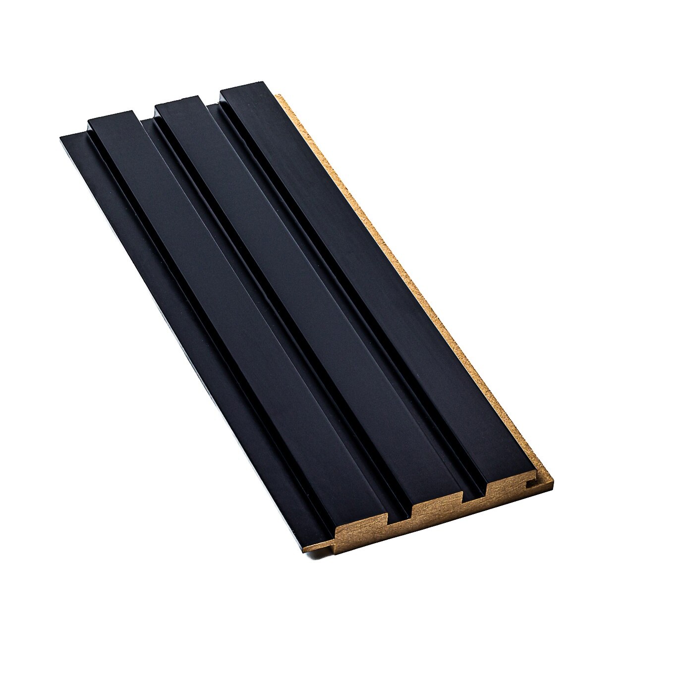 Riflaj Decorativ MDF, Soft Negru, 280x12,1x1,8 cm - eMAG.ro
