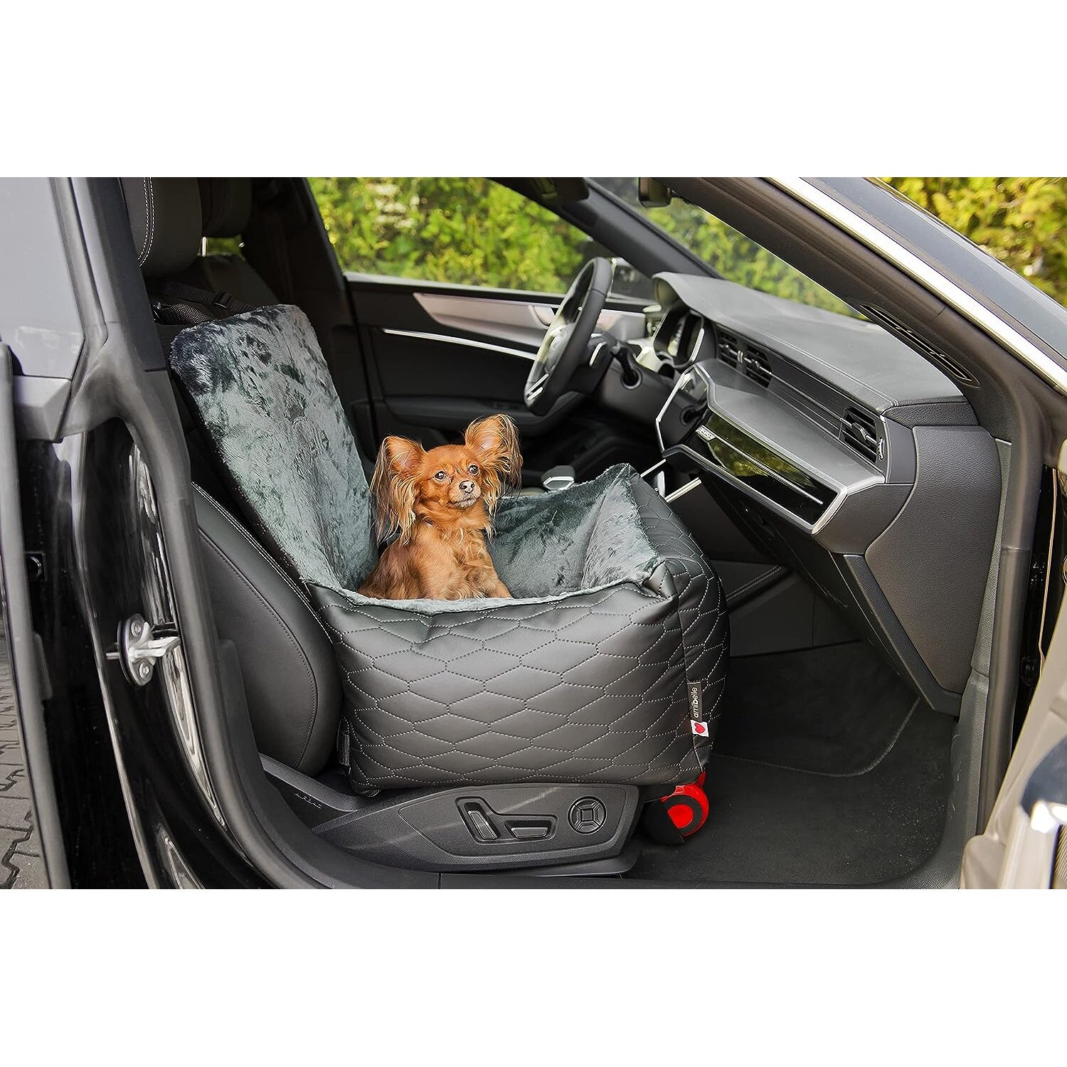 Scaun auto pentru caini si pisici si animale, M 55 x 55 x 25 cm, de ...