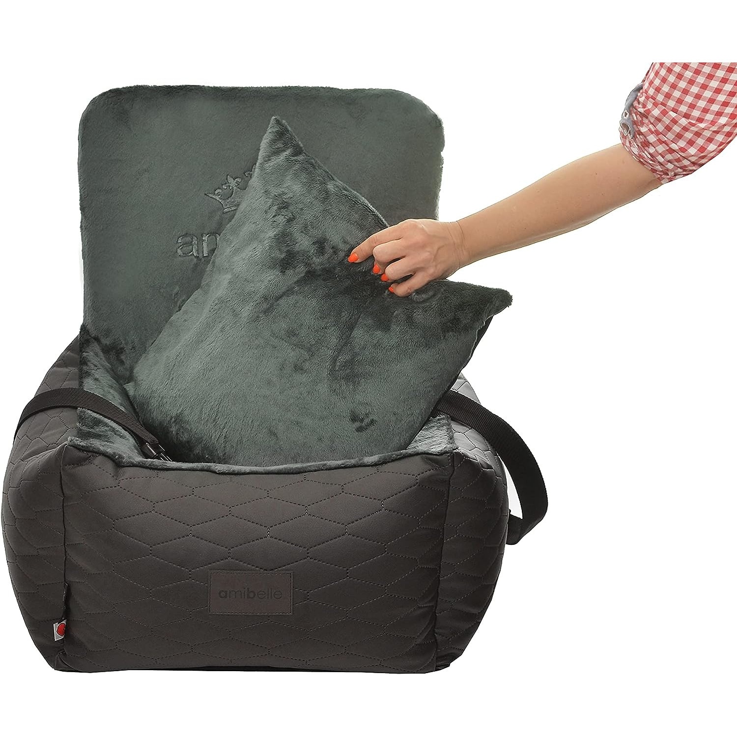 Scaun auto pentru caini si pisici si animale, M 55 x 55 x 25 cm, de ...