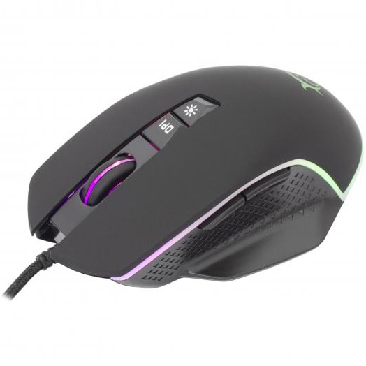 Mouse Gaming cu fir White Shark GARETH, 6.400 DPI, 125Hz, 32IPS, 12G ...