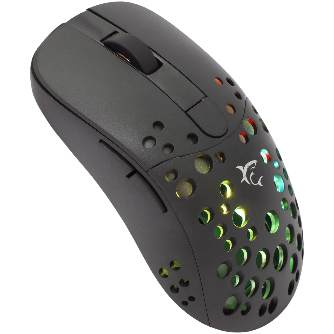 Мишка Gaming White Shark GM-9004 TRISTAN RGB / 12 000 dpi, Черен - eMAG.bg