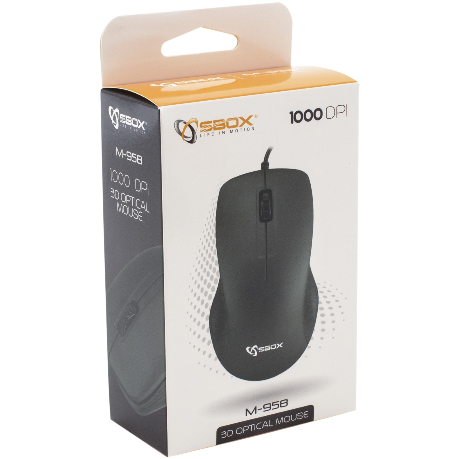 Mouse SBOX M-958 Negru - eMAG.ro