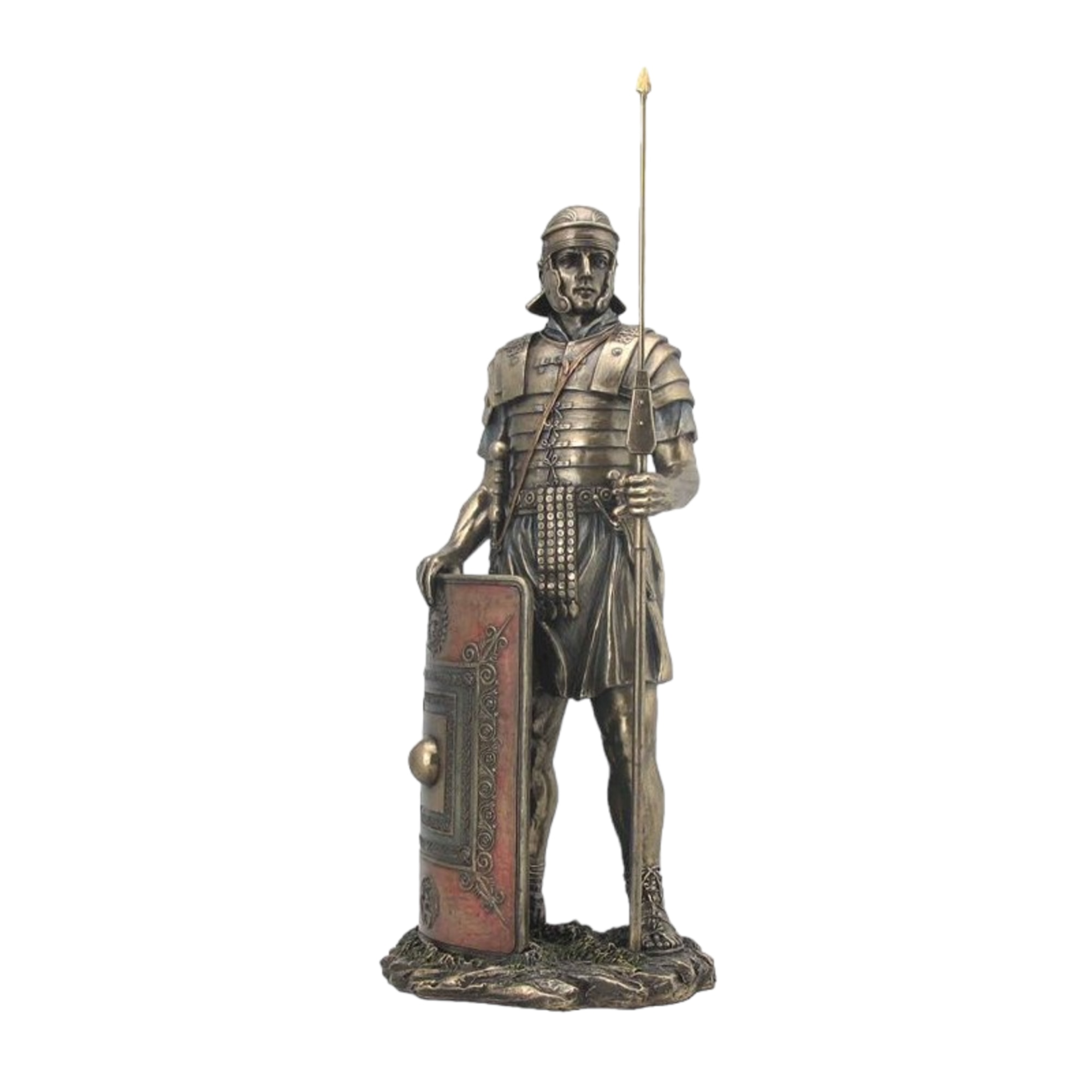 Figurina, soldat roman in armura cu scut, din rasina, WU76048A4 - eMAG.ro