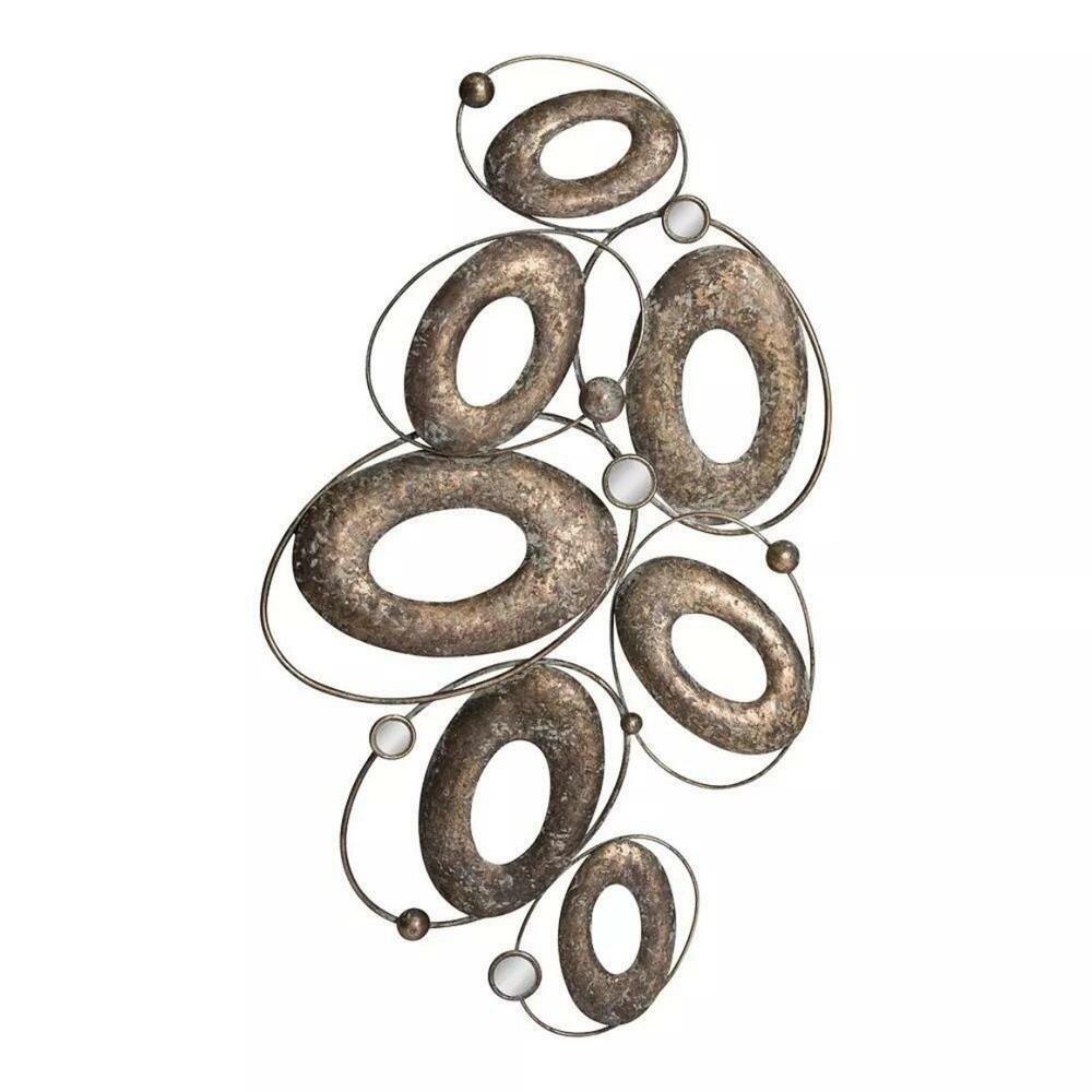 Decoratiune de perete metalica, bronz, 87cm - eMAG.ro