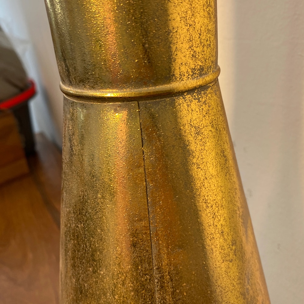 Vaza metalica aurie, 62cm - eMAG.ro