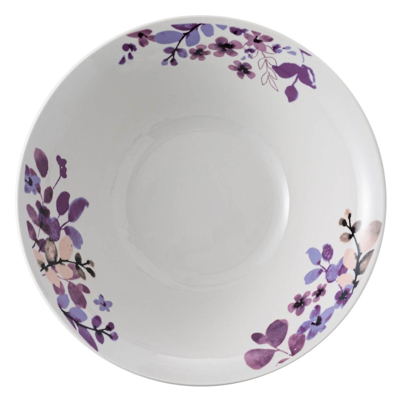 Set boluri, 12 piese, 25 ml, Portelan, Mov - eMAG.ro