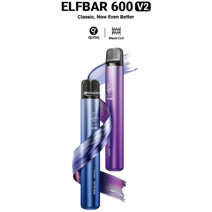Kit Tigara Electronica Elf Bar V2 Pink Grapefruit 600 puff 20mg - eMAG.ro
