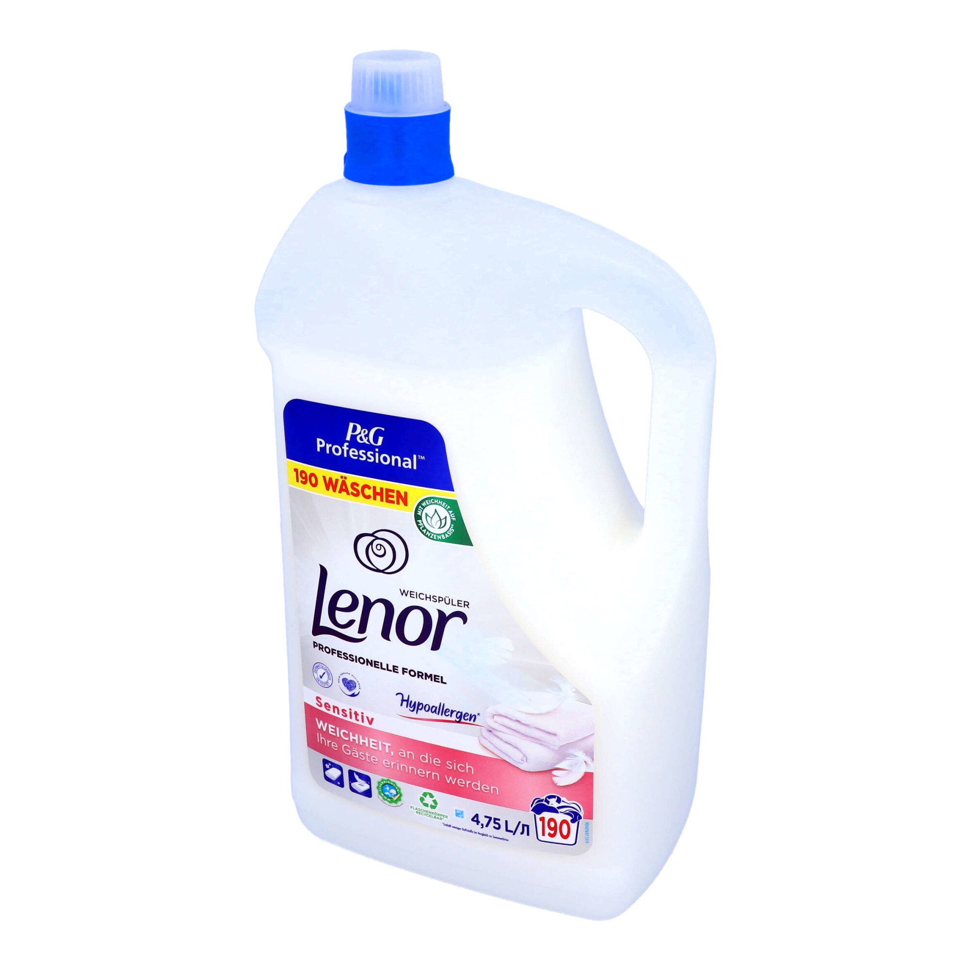 Balsam de rufe Lenor Professional Sensitive, 4,75 L - eMAG.ro