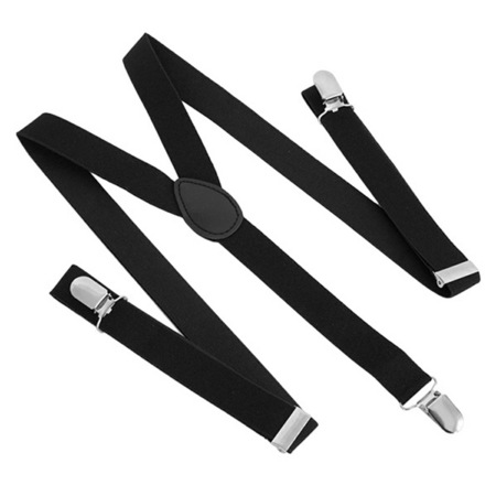 Bretele elegante pentru pantaloni tip Y, Zola®, inguste cu 3 catarame ...