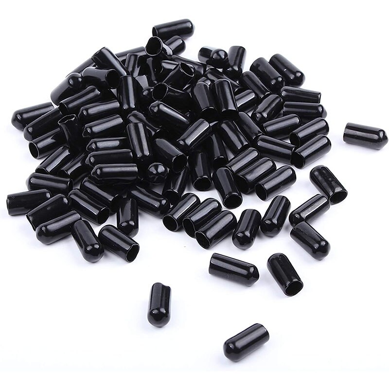 Set de 100 dopuri pentru picurator, Llwl, PVC, Negru - eMAG.ro