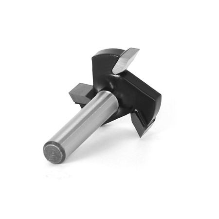 Freza pentru prelucrarea lemnului, Carbura/Otel, 1/4", Argintiu/Negru ...