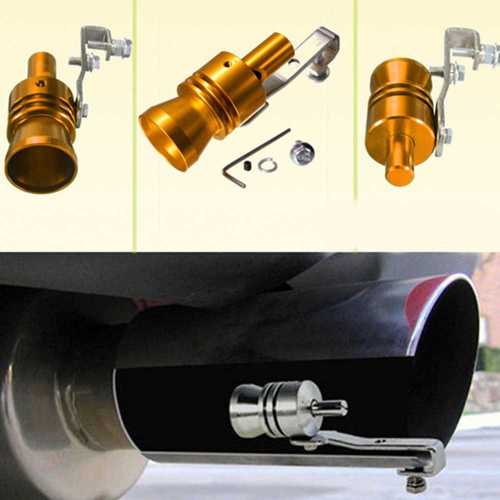 Fluier pentru toba de esapament, Aluminiu, Auriu - eMAG.ro