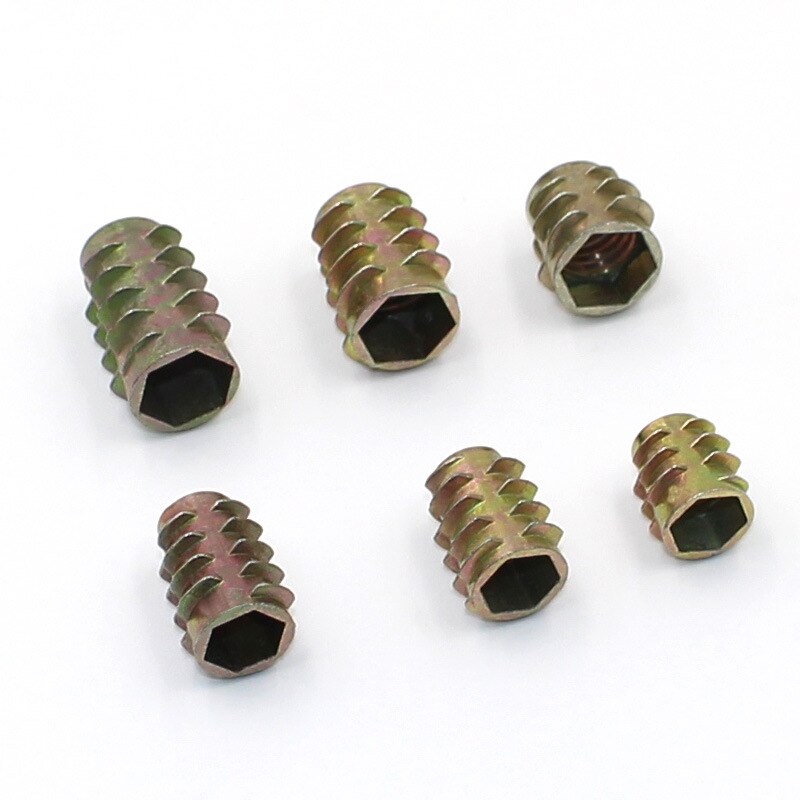 Set de 50 inserturi filetante, Sunmostar, Zinc, Auriu - eMAG.ro