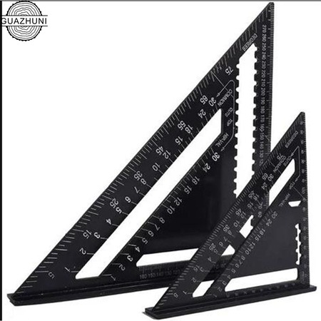 Set 2 echere multifunctionale pentru dulgher, Sunmostar, Aluminiu, 18 ...