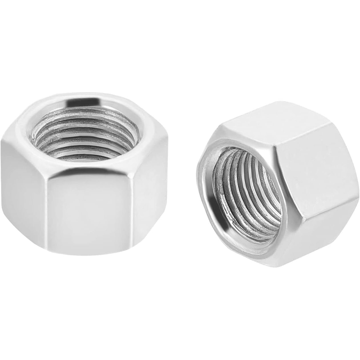 Set 10 piulite hexagonale, M10, Sunmostar, Metal, Argintiu - eMAG.ro