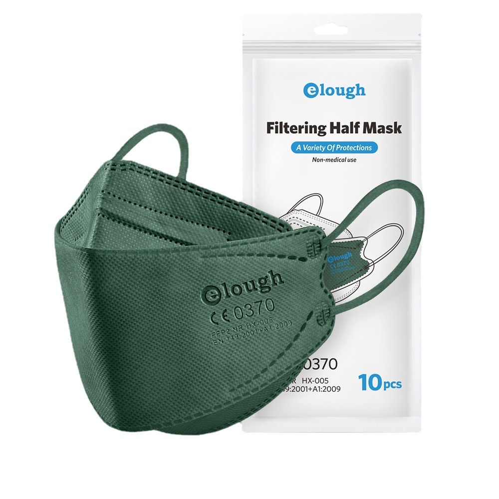 Set de 50 de masti de protectie, Sunmostar, FFP2, Verde - eMAG.ro