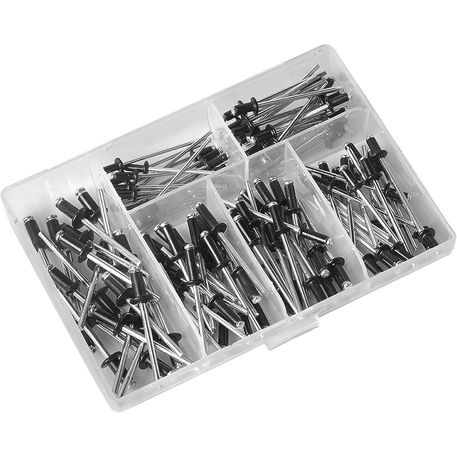 Set de 120 nituri, Sunmostar, Negru/Argintiu - eMAG.ro