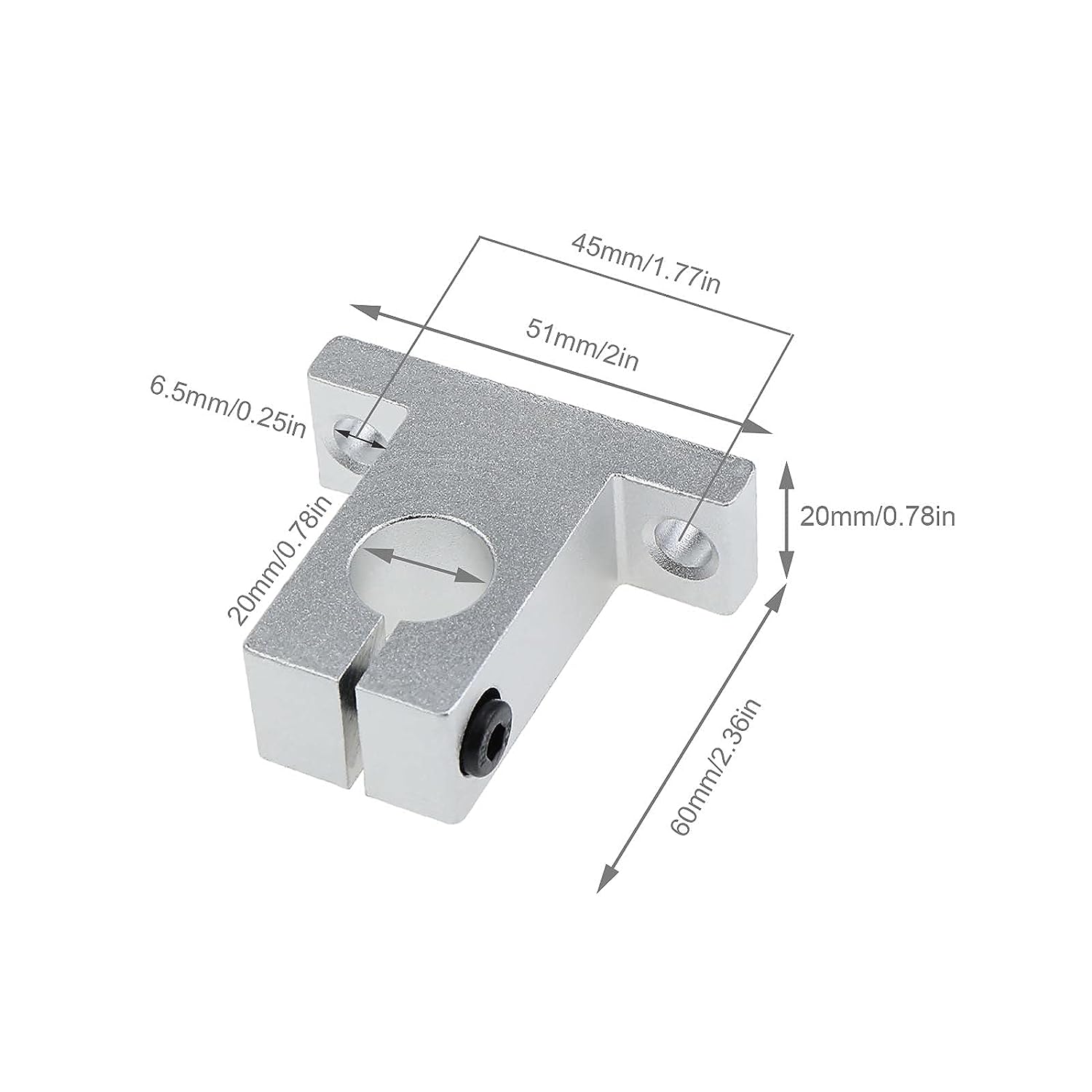 Suport arbore liniar CNC, Sunmostar, Aluminiu, 4 buc, Alb - eMAG.ro