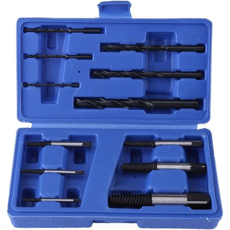Set Extractor suruburi, Sunmostar, 19 x 10 x 4.5cm, 12 buc, Albastru ...