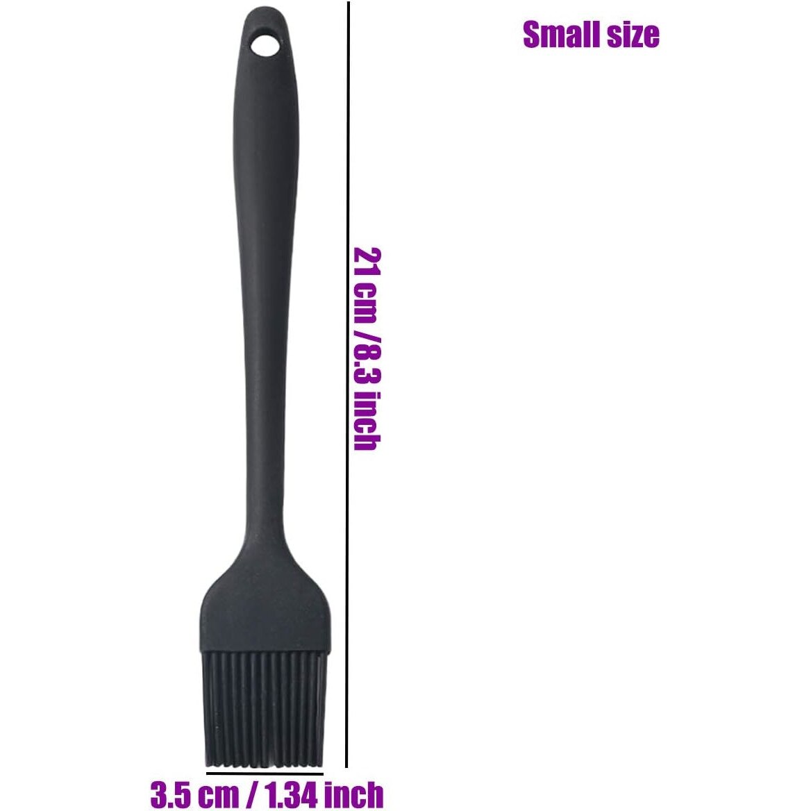 Pensula de bucatarie, Sunmostar, Silicon, Negru - eMAG.ro