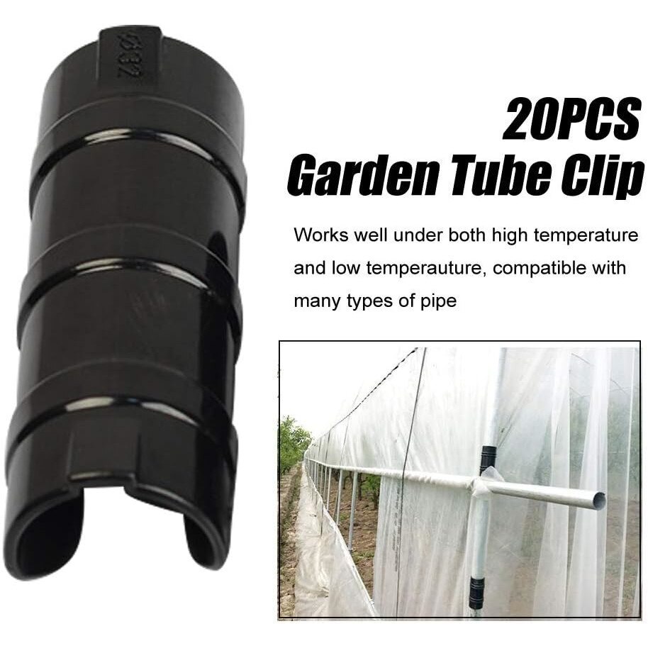 Set 20 cleme, Sunmostar, Plastic, Anti rugina, 25mm, Negru - eMAG.ro