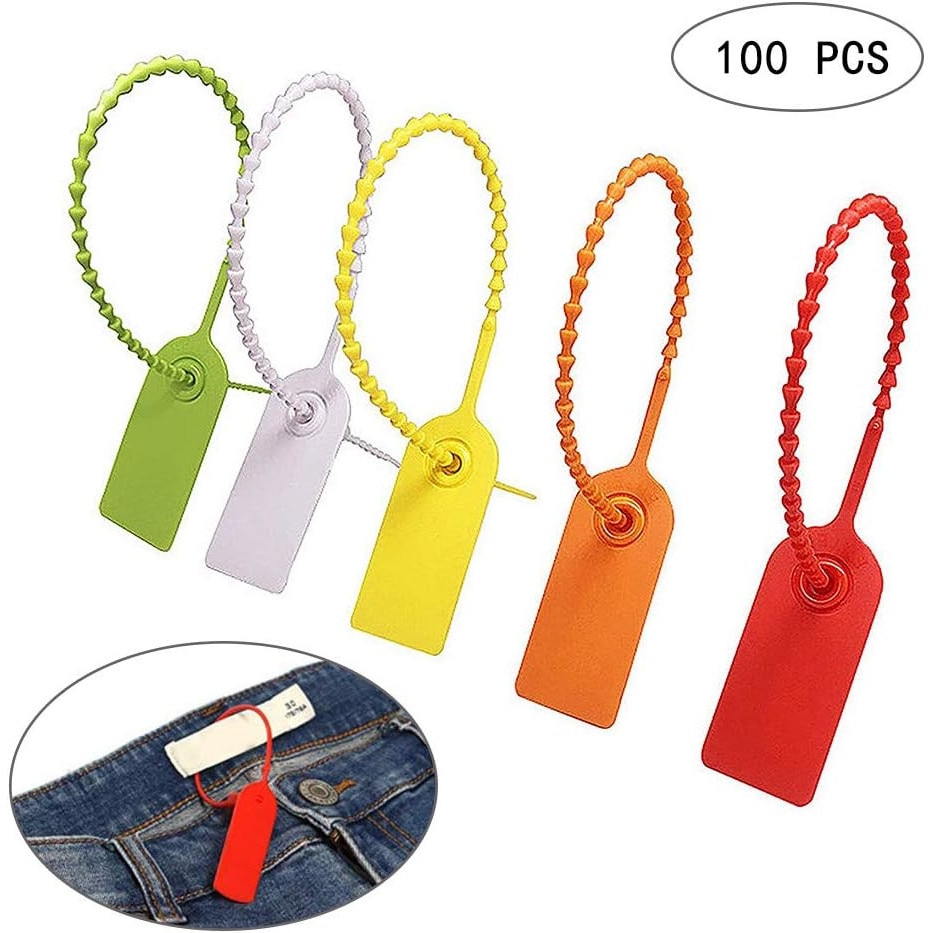 Set 100 etichete prindere cabluri, Sunmostar, Multicolor - eMAG.ro